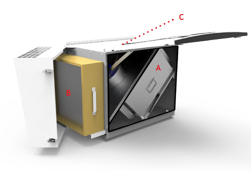 Absolent A-mist 10C Oil Mist Filter System