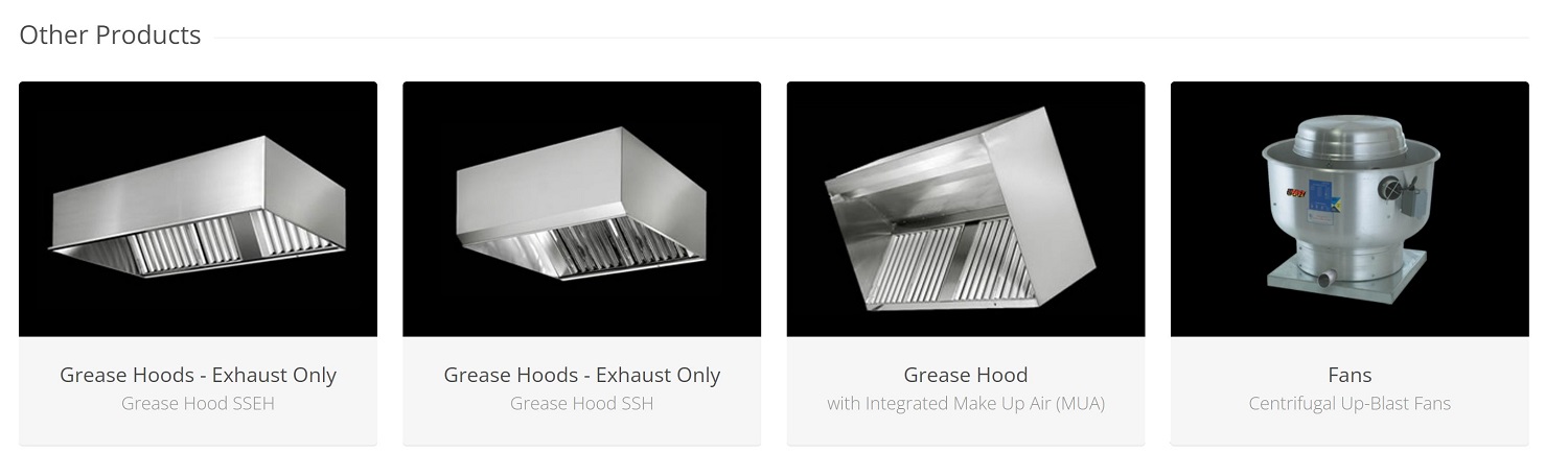 FAST SSH6 Wall Mount Commercial Kitchen Exhaust Hood- 72 inch